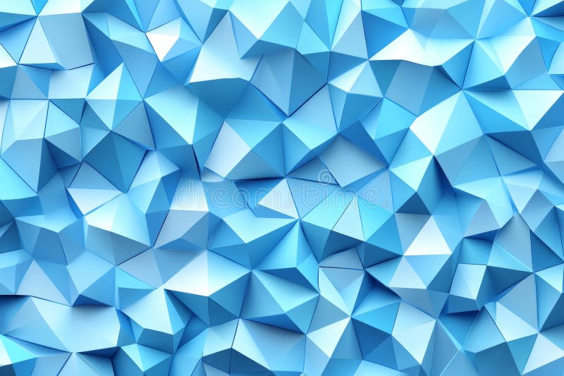 An Abstract 3D Background with Futuristic Blue Geometric Patterns Stock ...