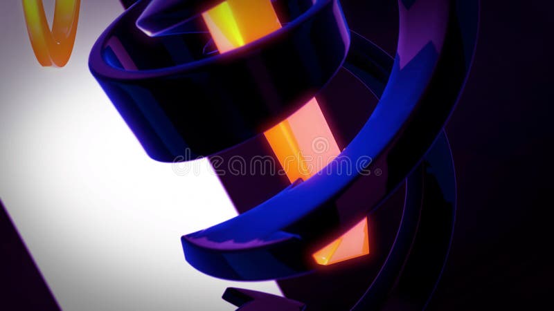 Abstract 3D Background Rotating Arrows Stock Illustration ...