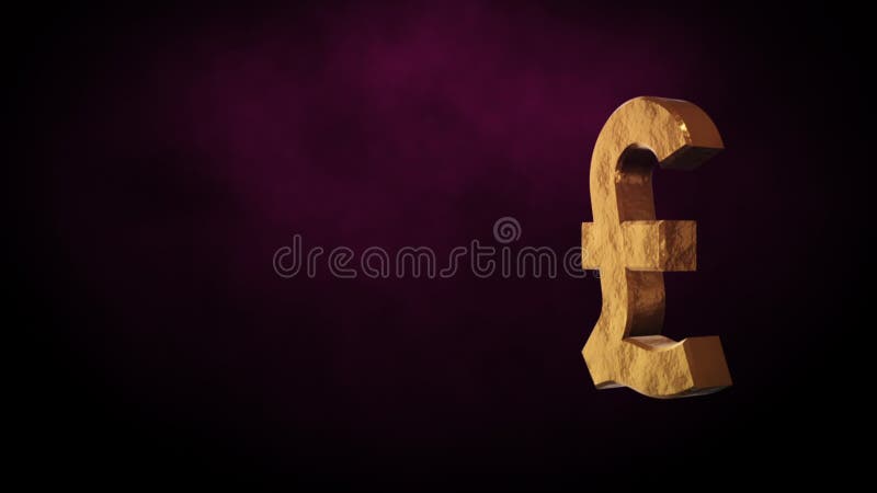 Rotating 3D Pound Symbol in Green Screen Stock Footage - Video of lira ...