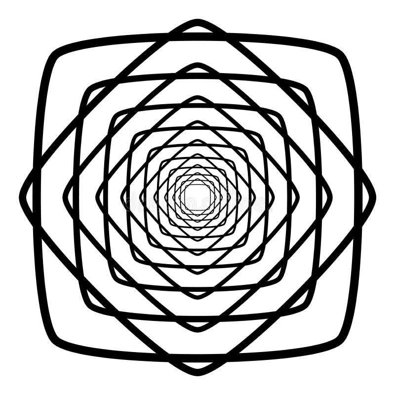 Abstract 3D Background with Simple Geometric Figure. Goes Deep Stylized ...