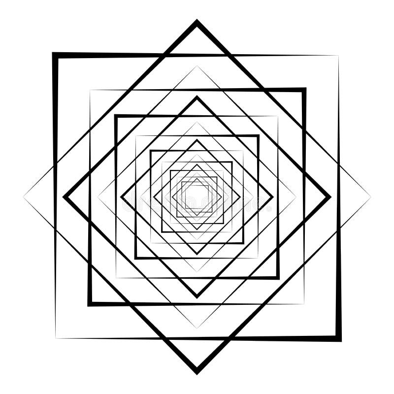 Abstract 3D Background with Simple Geometric Figure. Goes Deep Stylized ...