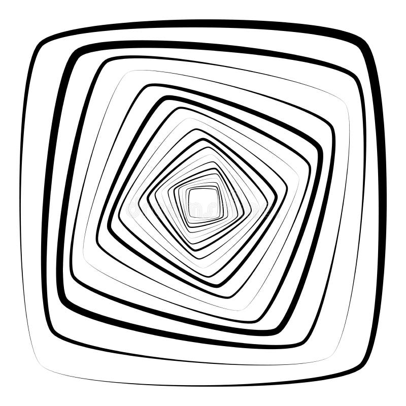 Abstract 3D Background with Simple Geometric Figure. Rotated Square ...