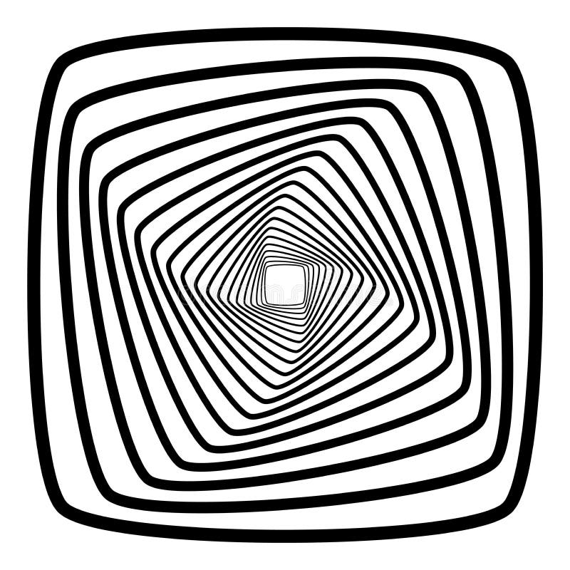 Abstract 3D Background with Simple Geometric Figure. Rotated Square ...