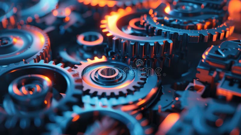 Abstract 3D Background Visualizes High-speed Processes. Ai Generated ...