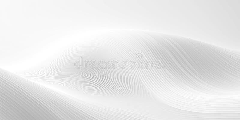 Abstract 3D Background, White Grey Wavy Waves Flowing Ripple Surface ...