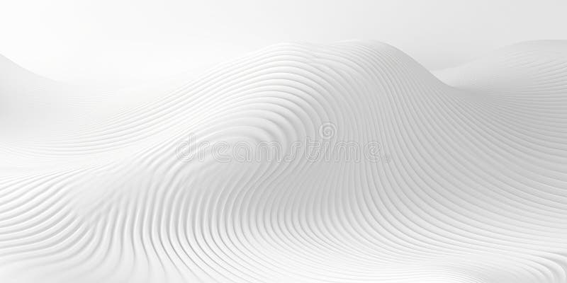 Abstract 3D Background, White Grey Wavy Waves Flowing Ripple Surface ...
