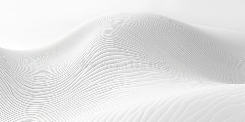 Abstract 3D Background, White Grey Wavy Waves Flowing Ripple Surface ...