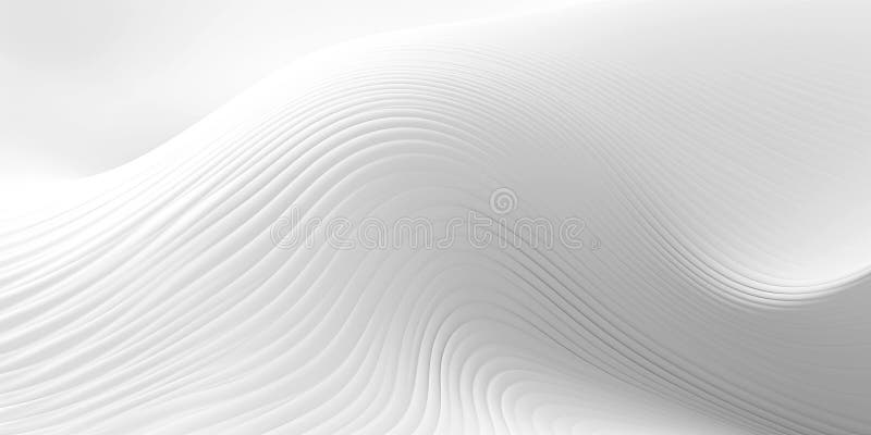 Abstract 3D Background, White Grey Wavy Waves Flowing Ripple Surface ...