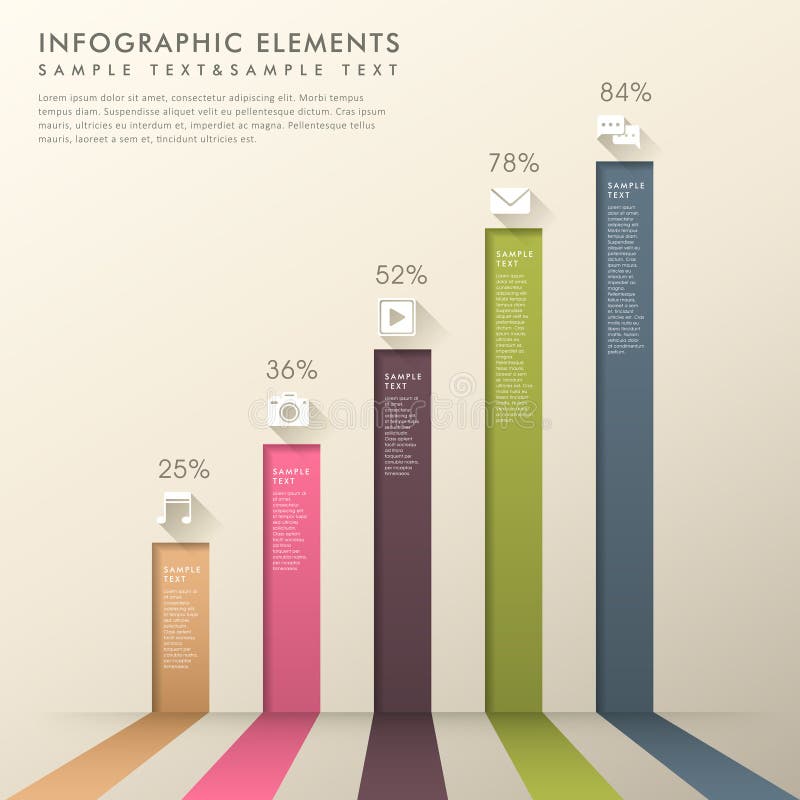Infographic Bar Chart Bar Graph Vector Art & Graphics | Freevector.com