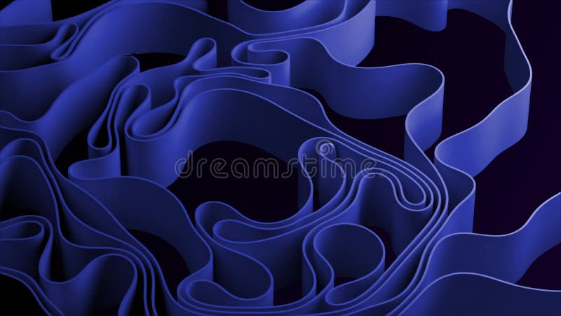 Abstract 3D Blue Background Animation. Motion Design Backdrop Stock ...