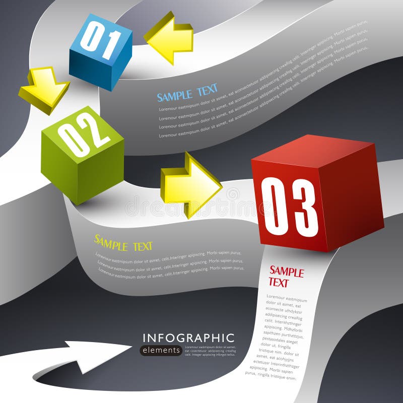 Abstract 3d Box Infographics Stock Vector - Illustration of info ...
