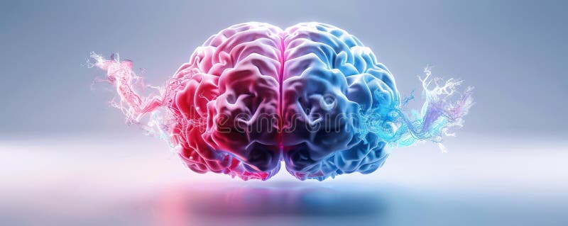 Abstract Brain Visualization Creative Thinking, Innovation, and Mental ...