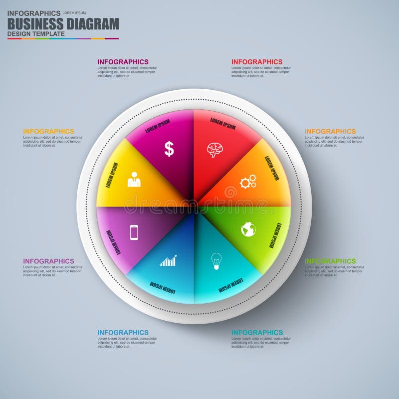 Infographic Circular Vector Design Template Stock Vector - Illustration ... Infographic Circular Vector Design Template Stock Vector - Illustration ...