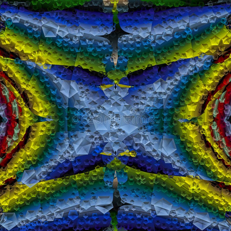 3d Colorful Color Gradient Pattern Stock Illustration - Illustration of ...