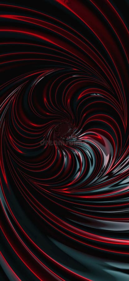 Abstract 3D Colorful Shine Wave Swirl Shell Pattern Background in Black ...