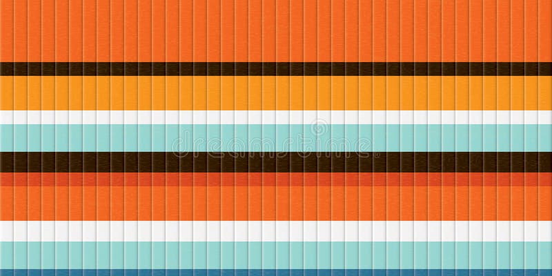 Abstract 3D Colorful Strips Retro Style Rough Texture Rectangle ...