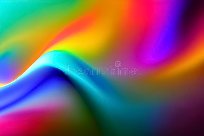 Abstract 3d Colourful Gradient Wave Background. Gradient Design Element ...