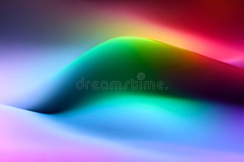 Abstract 3d Colourful Gradient Wave Background. Gradient Design Element ...