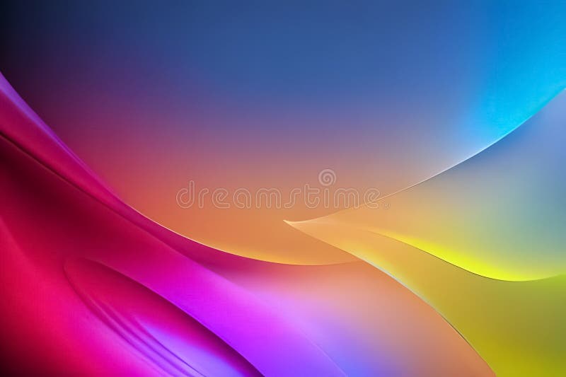 Abstract 3d Colourful Gradient Wave Background. Gradient Design Element ...
