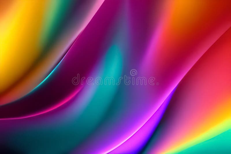 Abstract 3d Colourful Gradient Wave Background. Gradient Design Element ...