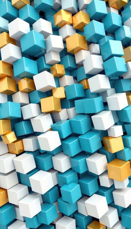 Geometric Cube Pattern Wallpaper Stock Illustrations – 71,833 Geometric ...