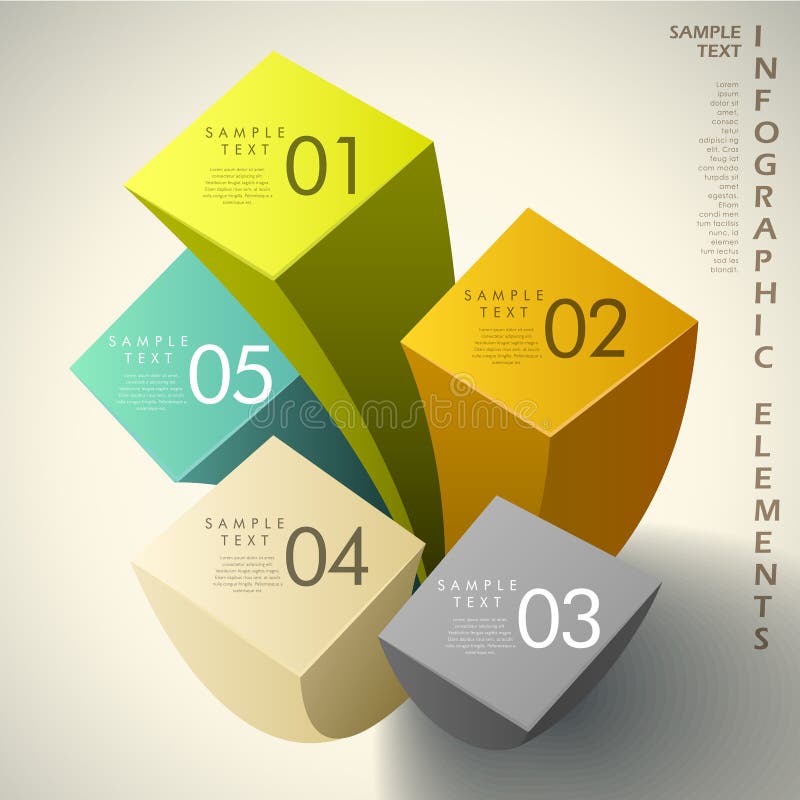 Abstract Low Poly Style Infographics Stock Vector - Illustration of ...