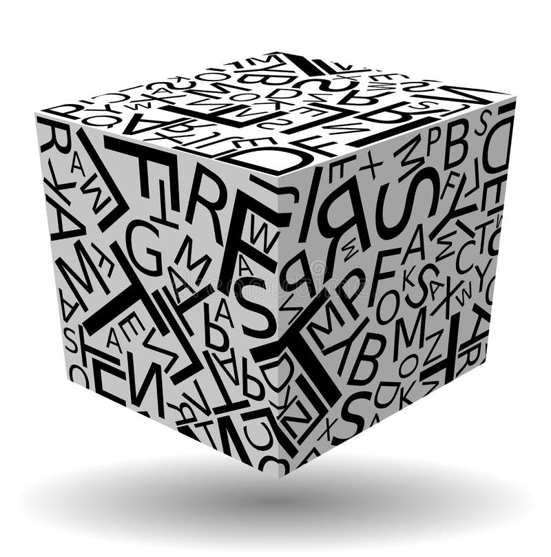 Cube Scattered Stock Illustrations – 398 Cube Scattered Stock ...