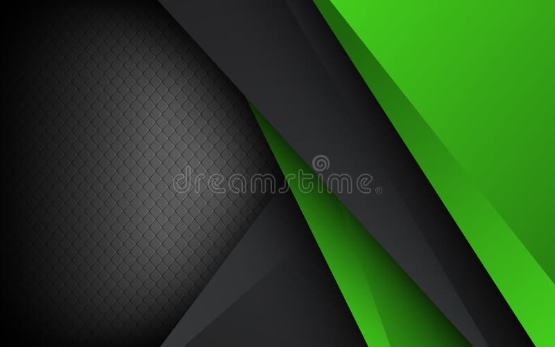 Abstract 3d Dark Green Gray Background with a Combination of Luminous ...