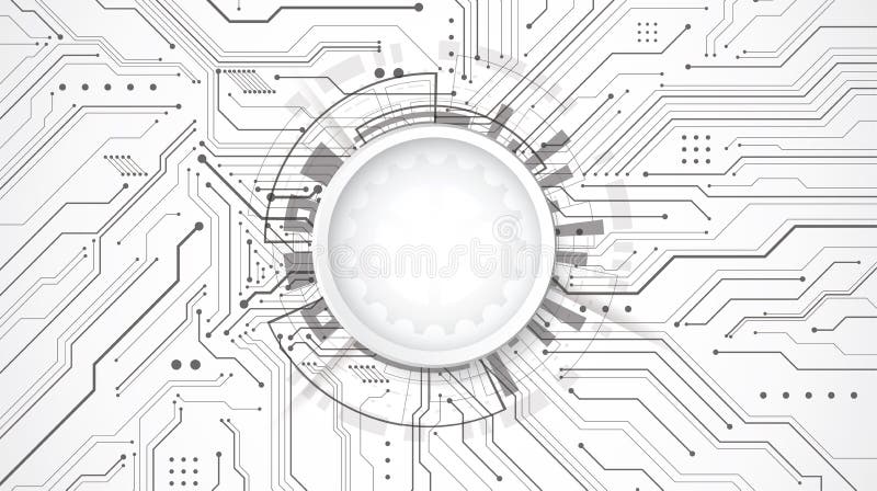 Abstract 3d Design Background with Technology Dot and Line Circuit ...