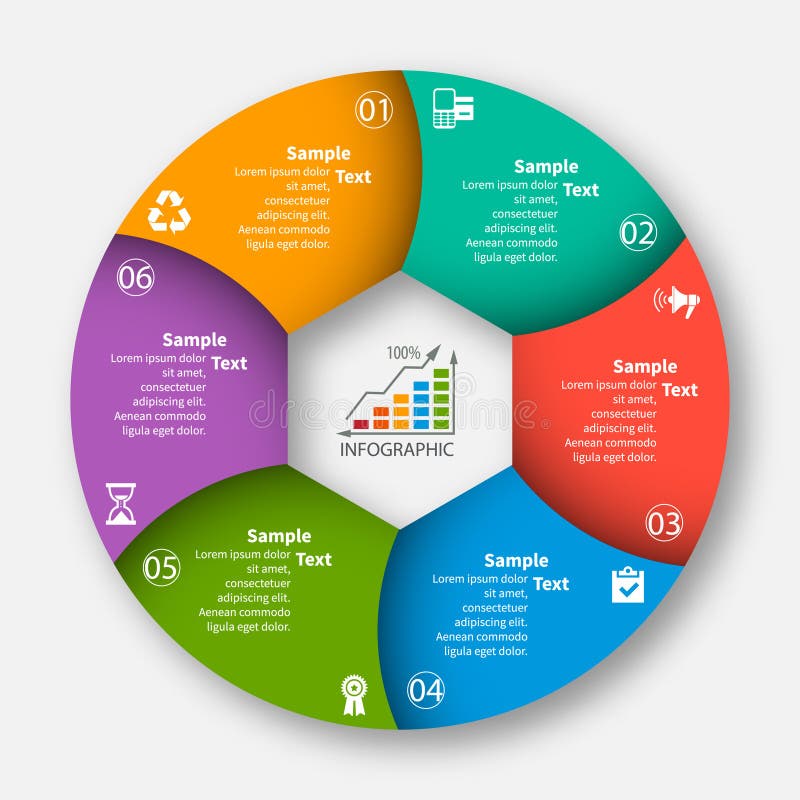 Abstract 3D Document Infographics Vector Illustratie - Illustration of ...