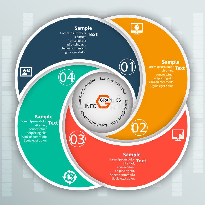 Abstract 3D Document Infographics Vector Illustratie - Illustration of ...