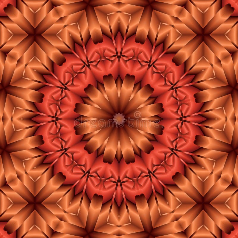 3d Dodecagon Geometric Pattern Stock Illustration - Illustration of ...