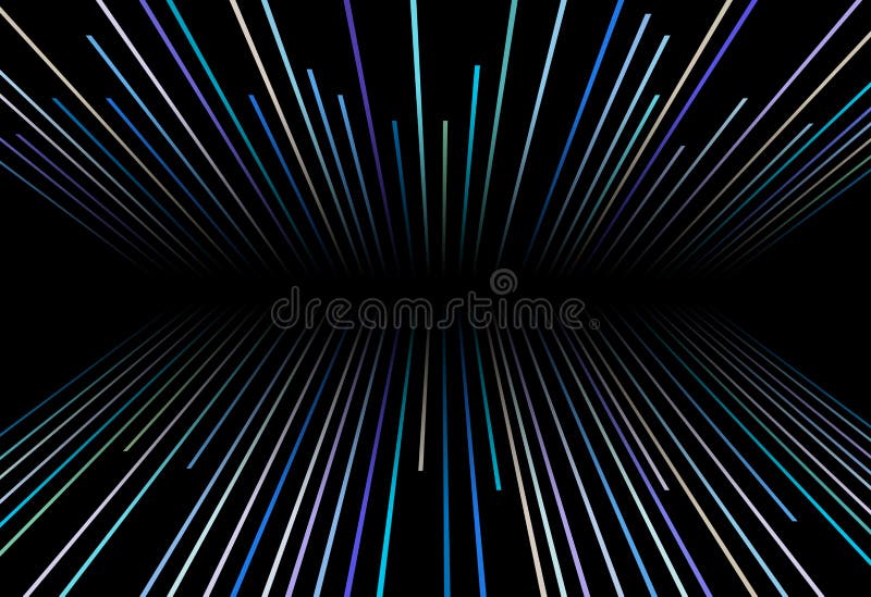 Abstract 3d Dynamic Background, Cosmic Hyper Speed Striped Pattern on ...