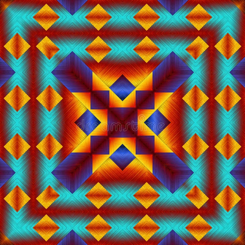 3d Effect - Abstract Geometric Color Gradient Graphic Stock ...