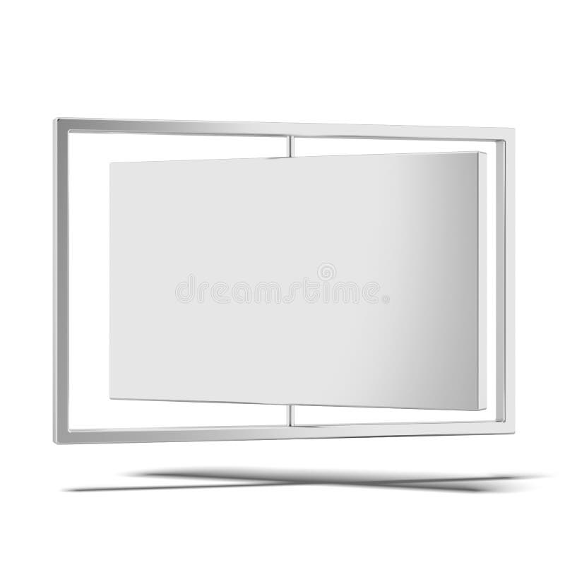 Abstract 3d frame stock illustration. Illustration of modern - 34406666