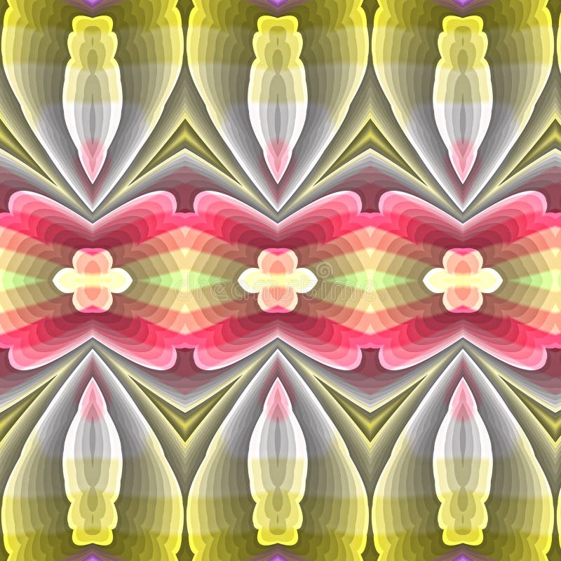 3d Geometric Color Gradient Pattern Stock Illustration - Illustration ...