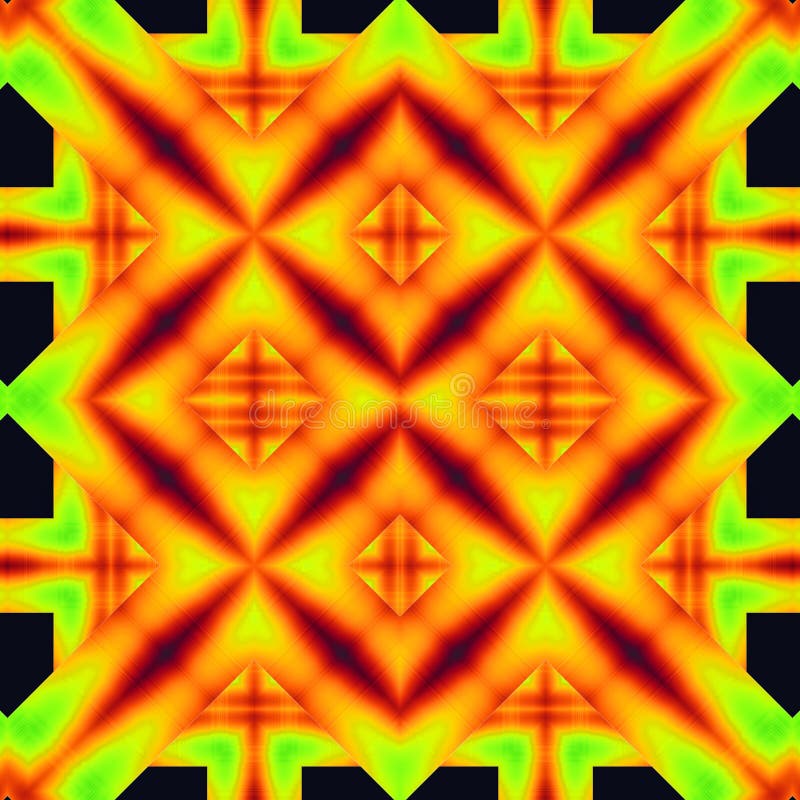 3d Geometric Color Gradient Pattern Stock Illustration - Illustration ...