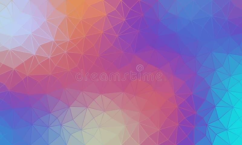 Abstract 2D Geometric Colorful Background. Lowpoly Vector Background ...