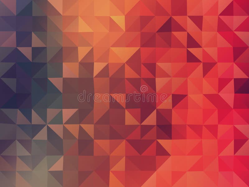 Abstract 2D Geometric Blue Background Stock Illustration - Illustration ...
