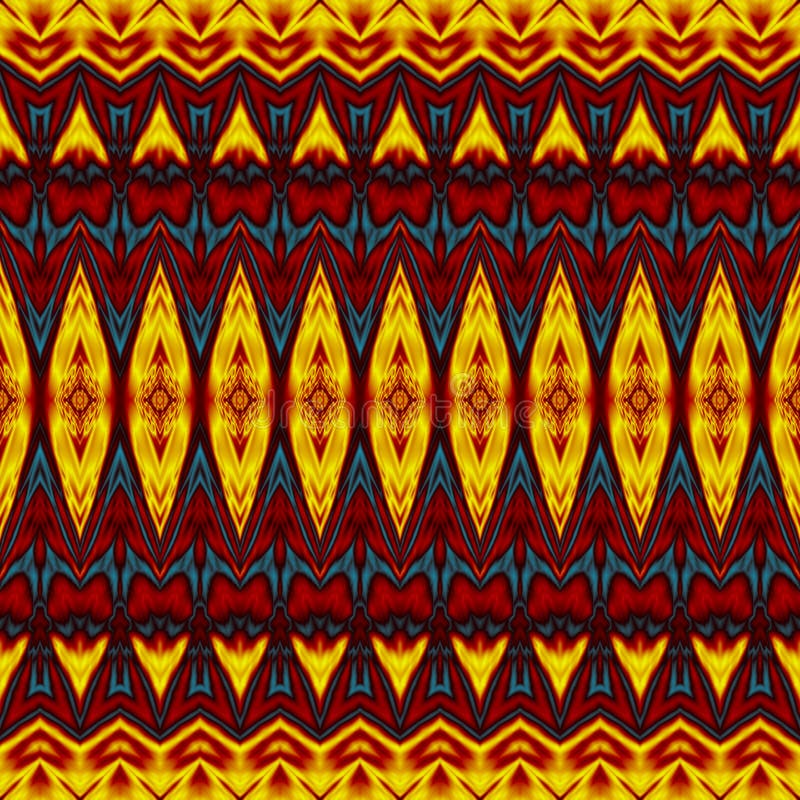 3d Geometric Fantasy Fractal Pattern Stock Illustration - Illustration ...