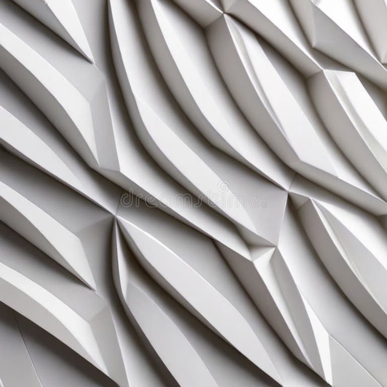 Abstract 3D Geometric Pattern with Interlocking Shapes Stock Image ...