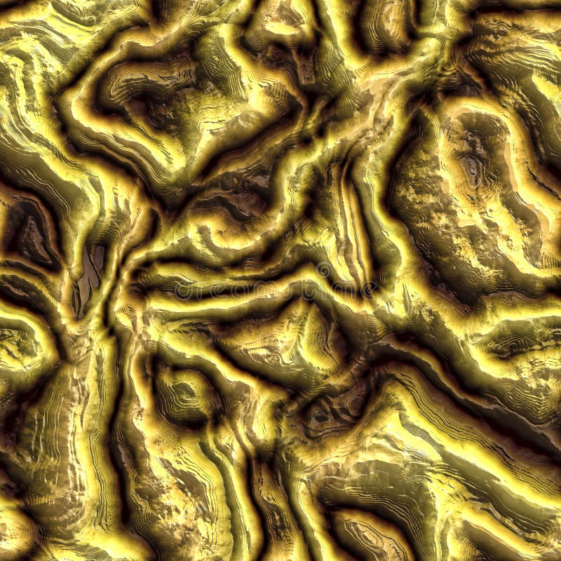 3d Golden Stone Texture Background Pattern Stock Illustration ...