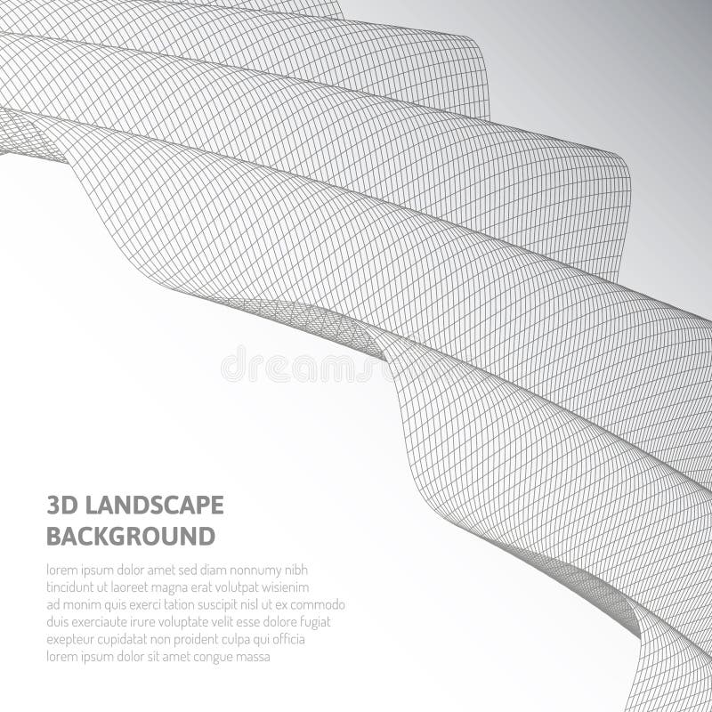 Abstract 3D Graphics. Virtual Reality and Optical Illusions Stock ...