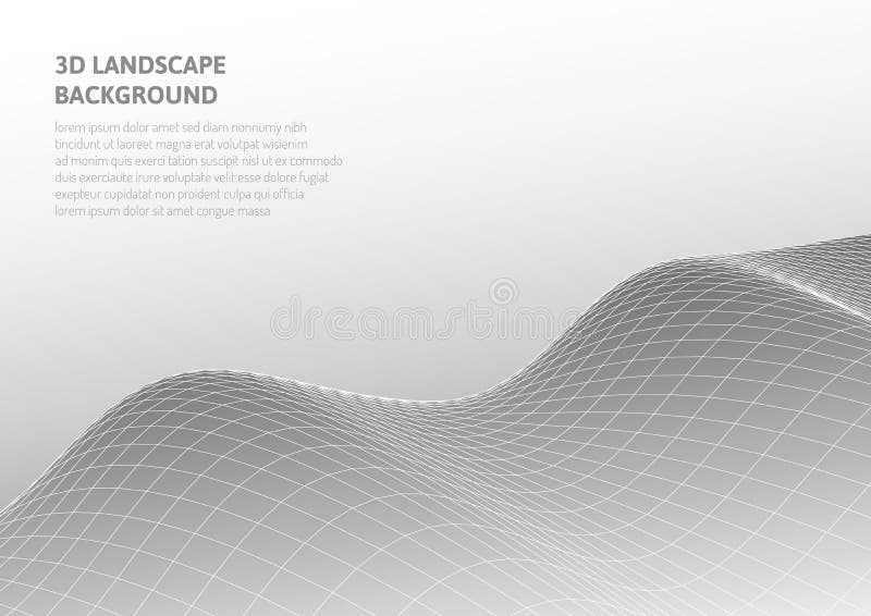 Abstract 3D Graphics. Virtual Reality and Optical Illusions Stock ...