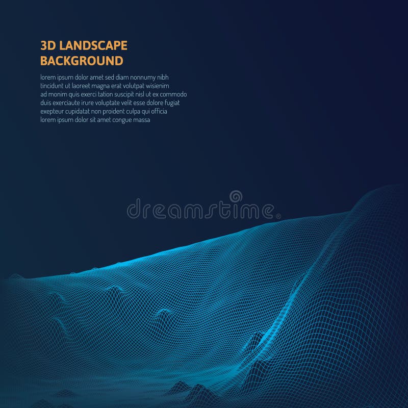 Abstract 3D Graphics. Virtual Reality and Optical Illusions Stock ...