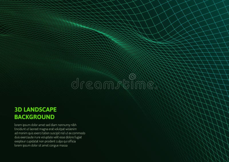 Abstract 3D Graphics. Virtual Reality and Optical Illusions Stock ...