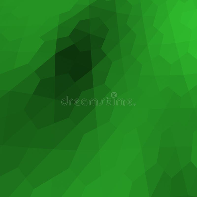 Abstract 3D Green Polygons Background Stock Illustration - Illustration ...