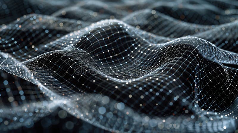 Abstract 3D Grid Pattern stock illustration. Illustration of design ...