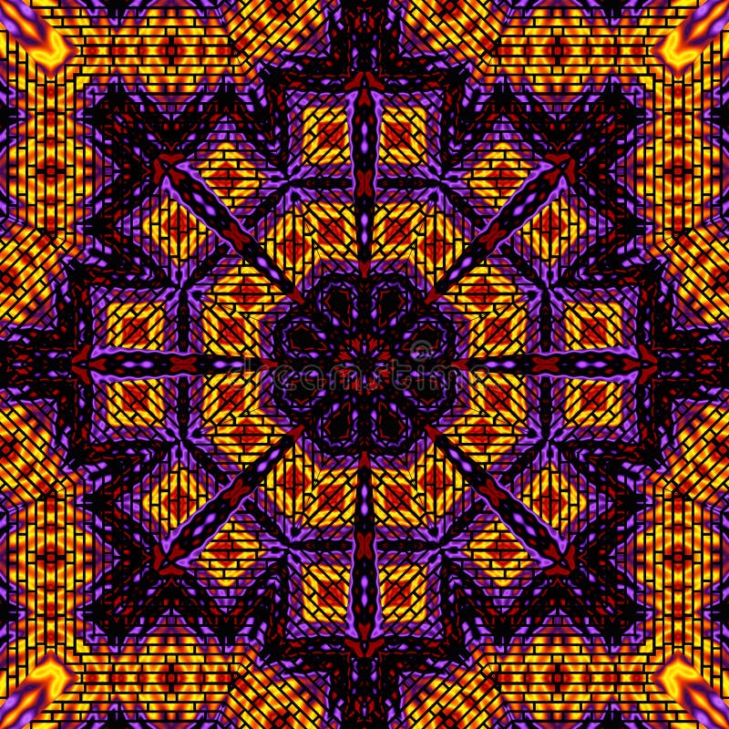 3d Hexagonal Fractal Graphic Stock Illustration - Illustration of ...