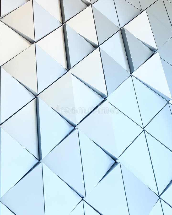 Abstract 3d Illustration Architectural Pattern Stock Illustration ...